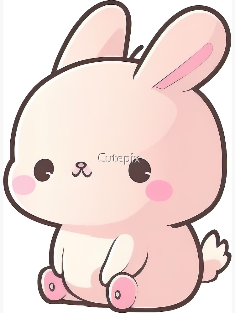Lindo Dibujo De Conejito Chibi 19 Ideas De Conejos Cute | Dibujos