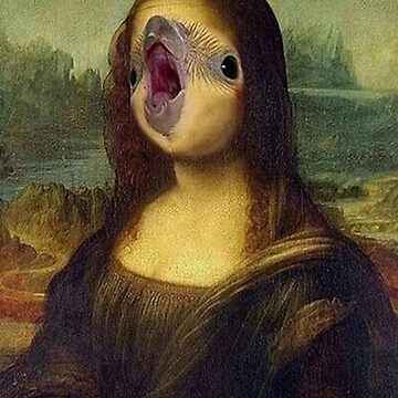 Duck Face Mona Lisa