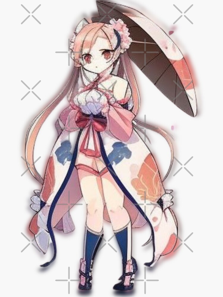 "Hime Hajime cherry blossom (NEW) vshojo" Sticker for Sale by ...