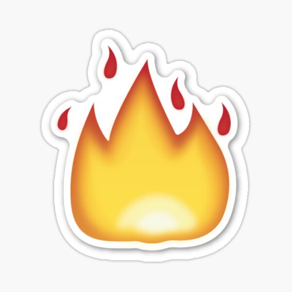 Sticker: Feuer Emoji | Redbubble