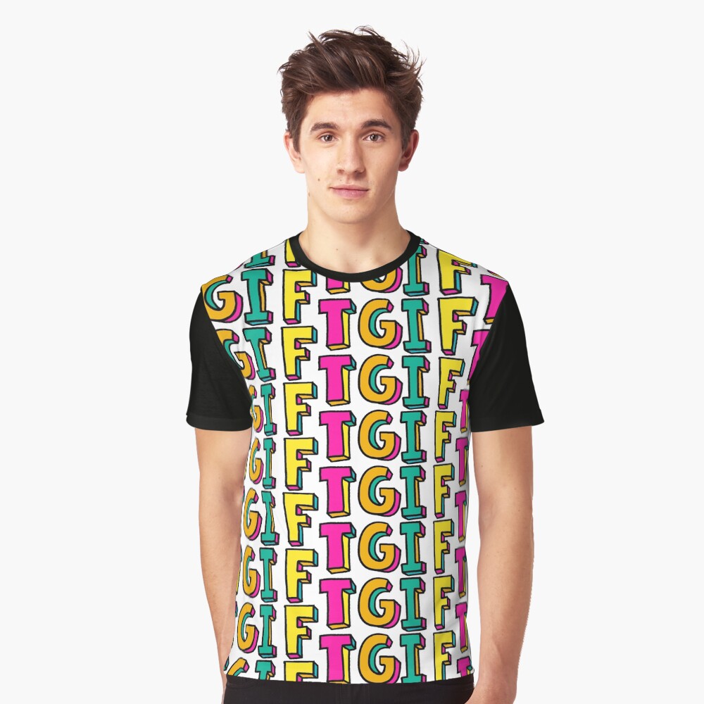 "TGIF" Sticker for Sale by ashleyhudson | Redbubble