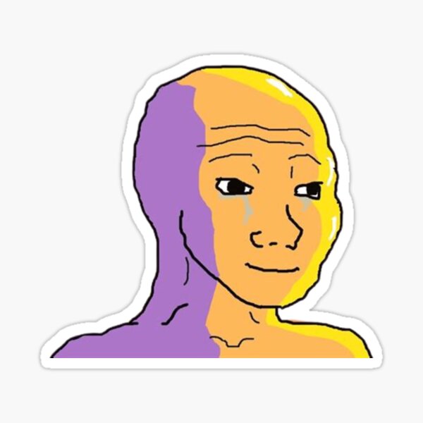 "Wojak Sunset - We're All Gonna Make It " Sticker for Sale by ...