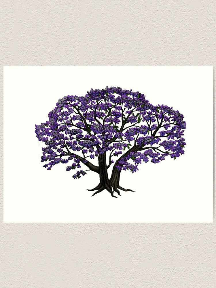 "Jacaranda Color" Art Print for Sale by necuseban | Redbubble