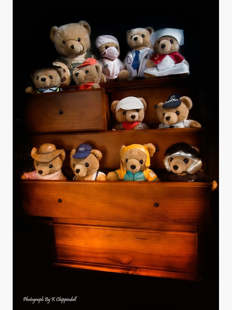 "Teddies having fun 061" Poster by kevy01 | Redbubble