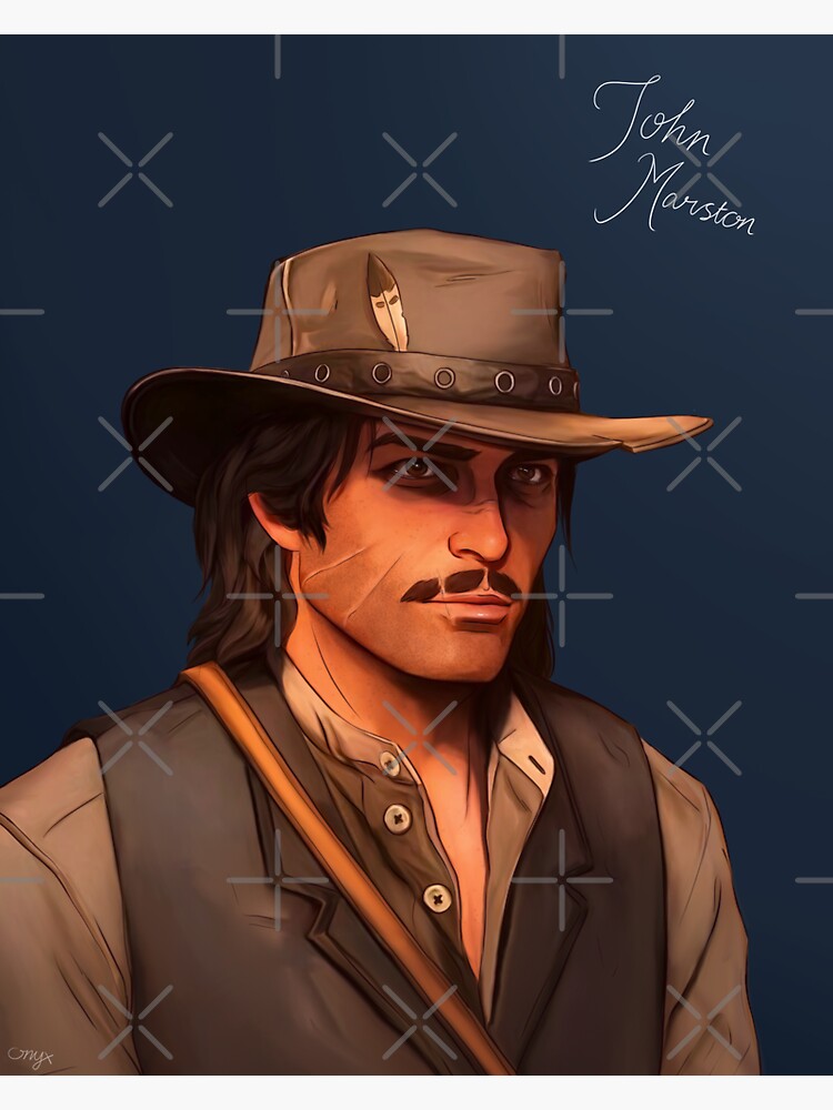 "John Marsten" Sticker for Sale by onyx-65 | Redbubble