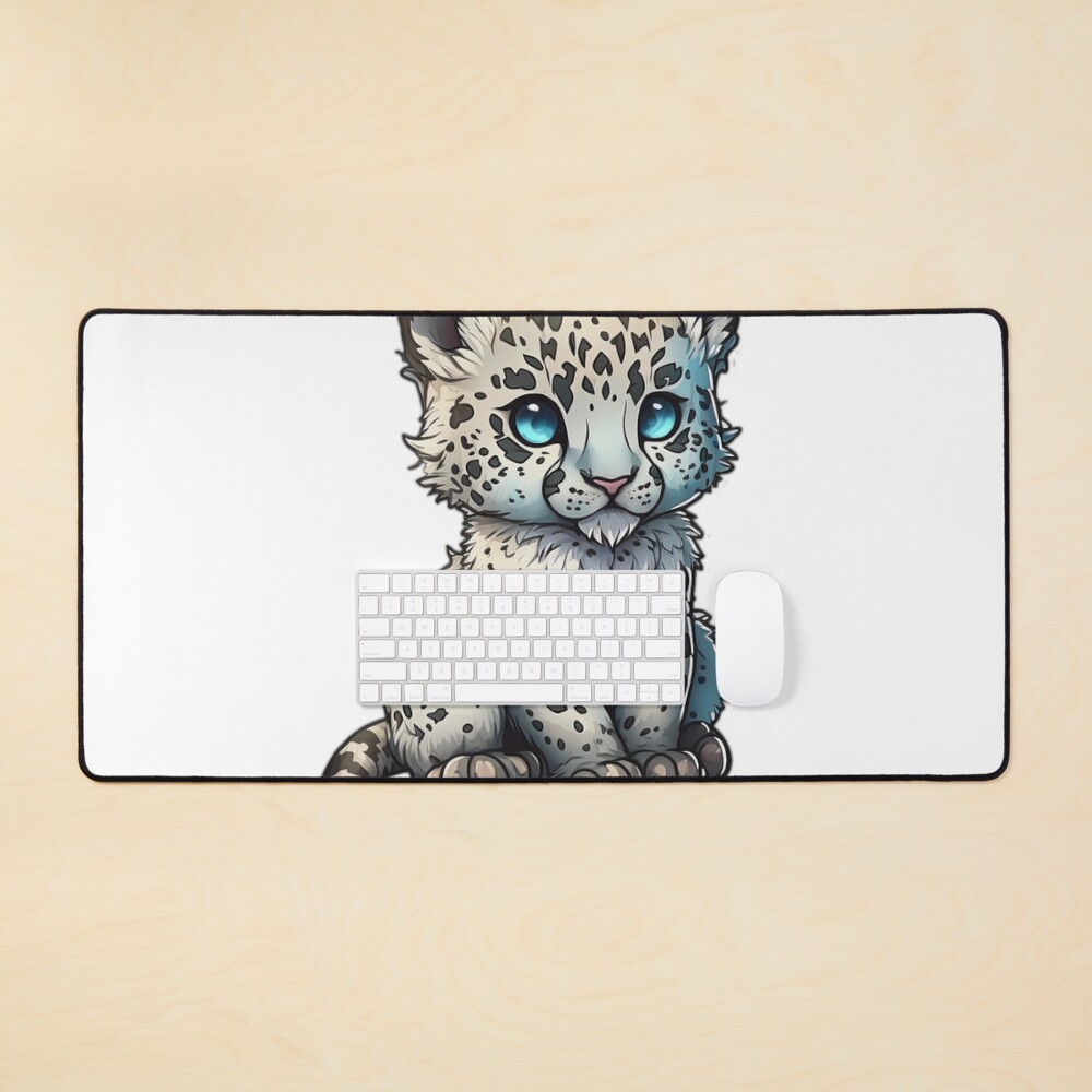 "Cute Chibi Snow Leopard" Sticker for Sale by wildlifezen | Redbubble