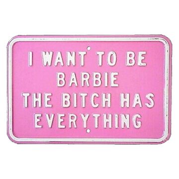 "Barbie Sign Sticker" Sticker for Sale by IlotheDesigner | Redbubble