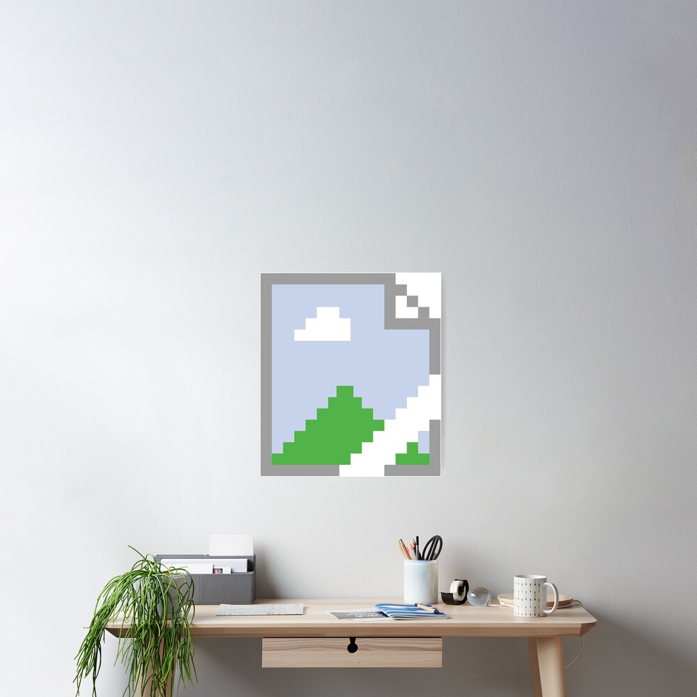 "Google Chrome Broken Image Icon" Poster for Sale by finalfinaldsign | Redbubble