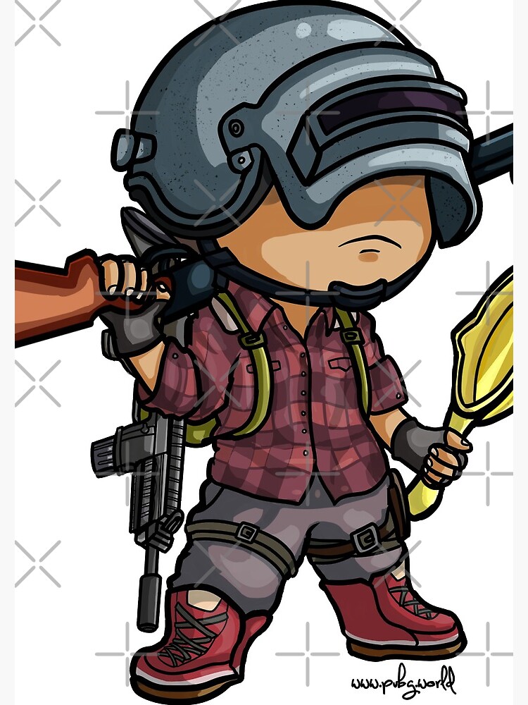 Pubg Chibi Style Spiral Notebook For Sale By Hazeproduktion Redbubble