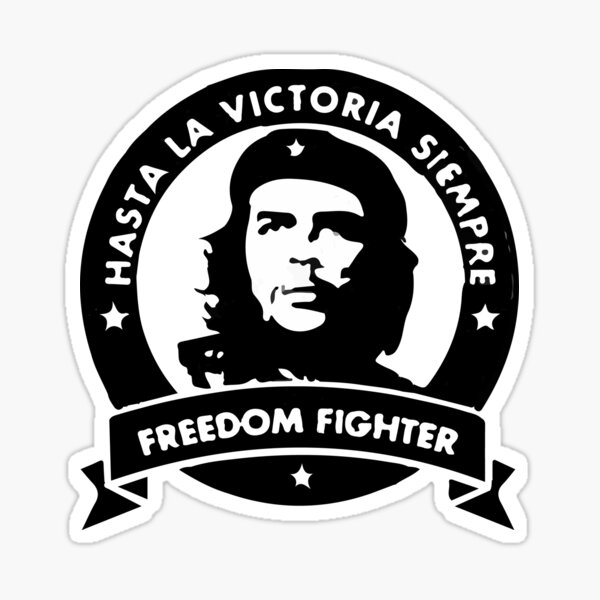 "Che Guevara Freedom Fighter" Sticker by inkstyl | Redbubble