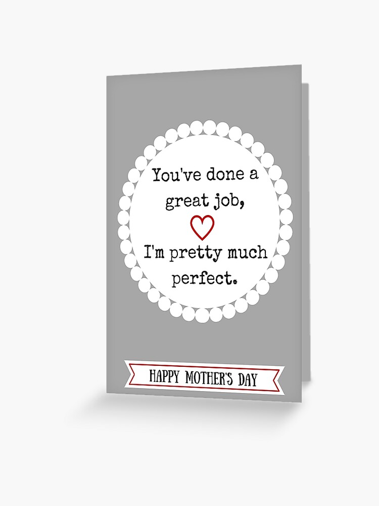"A Modest Mother's Day Message" Greeting Card for Sale by anenglishrose ...