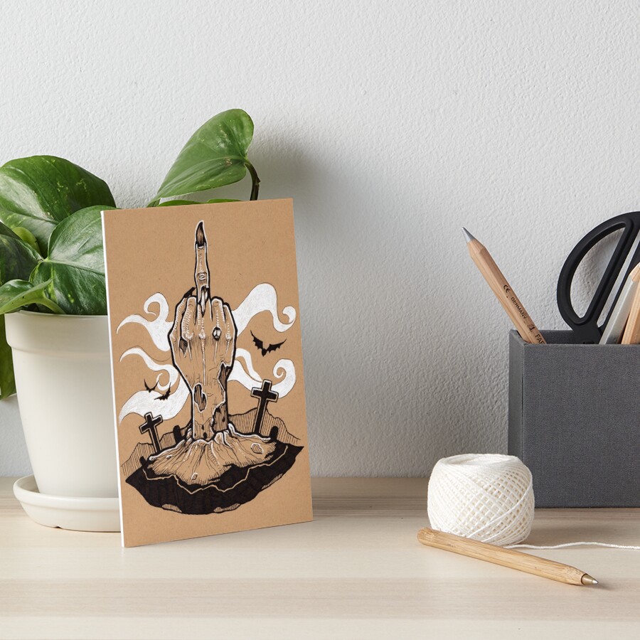 "Filthy - Inktober Illustration No. 18" Art Board Print by ...