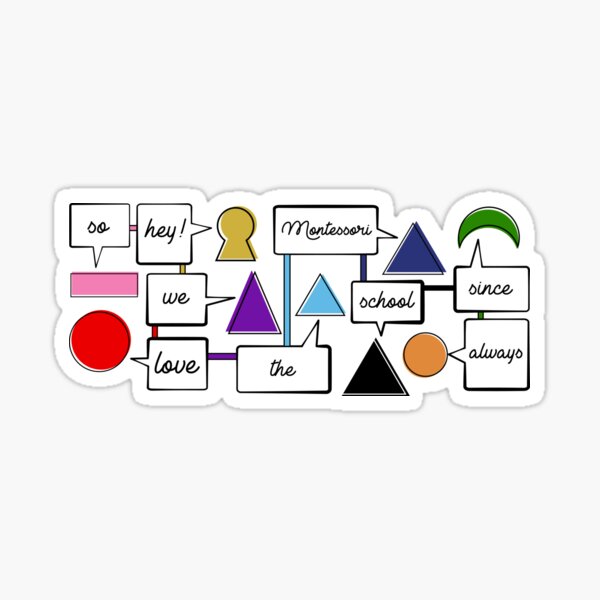 "symbols speaking" Sticker by LaTorreRosa | Redbubble