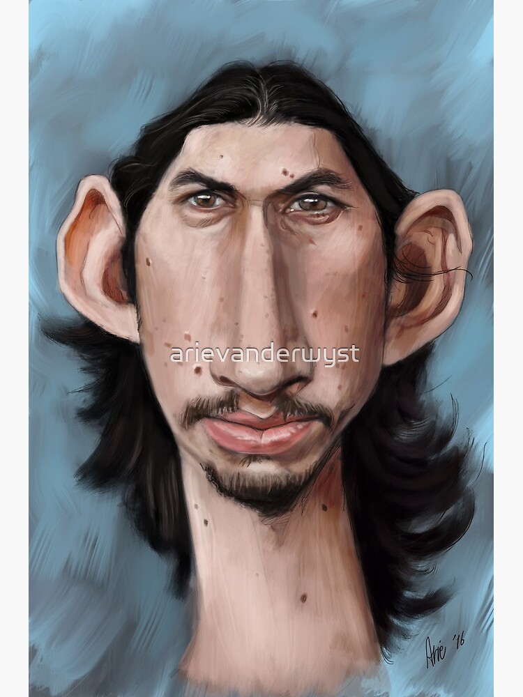 "Adam Driver" Art Print by arievanderwyst | Redbubble
