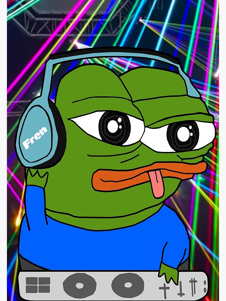 "Pepe DJ Apu" Poster for Sale by Slav-Art | Redbubble