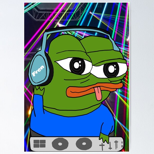 "Pepe DJ Apu" Poster for Sale by Slav-Art | Redbubble