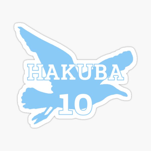 "Hakuba #10 Kamomedai Volleyball Team" Sticker for Sale by Jade-Jaded ...