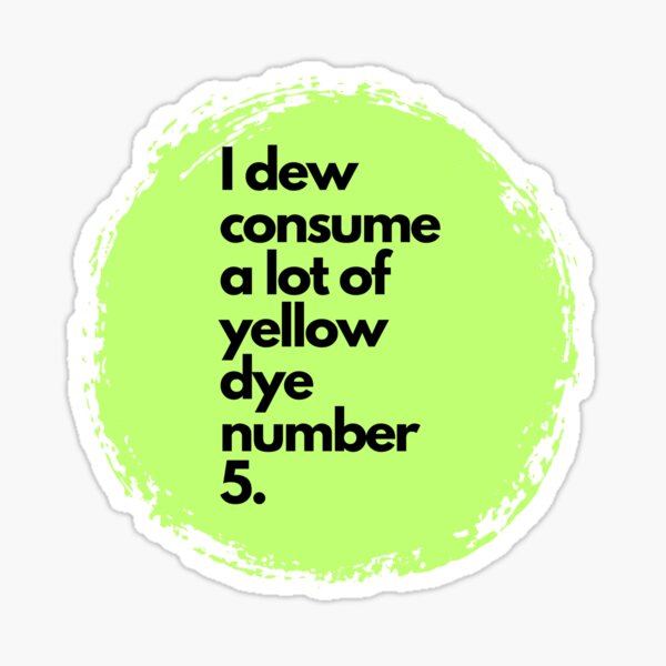 "Love Mountain Dew" Sticker for Sale by CHADHAIR | Redbubble