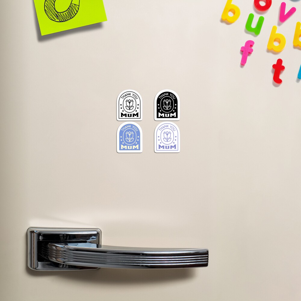 "Happy Mothers Day. Thank You Mum with Flower - Pack" Sticker for Sale ...