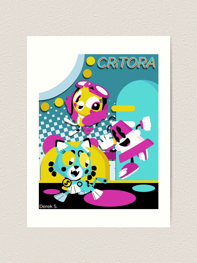 "CRiTORA CMYK" Art Print for Sale by Derek-CRiTORA | Redbubble