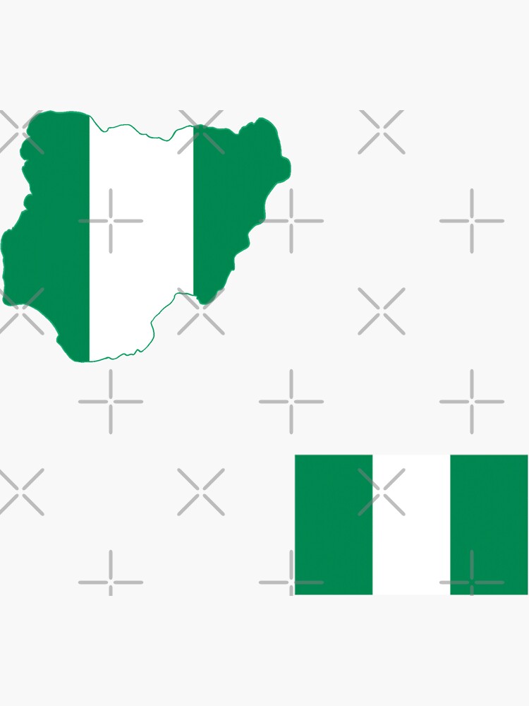"Nigerian Flag" Sticker for Sale by sayo2594 | Redbubble