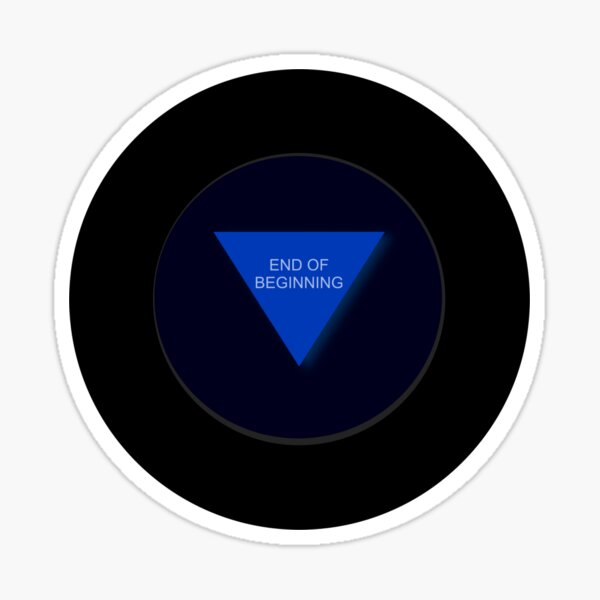 "djo end of beginning" Sticker for Sale by katastrophickat | Redbubble