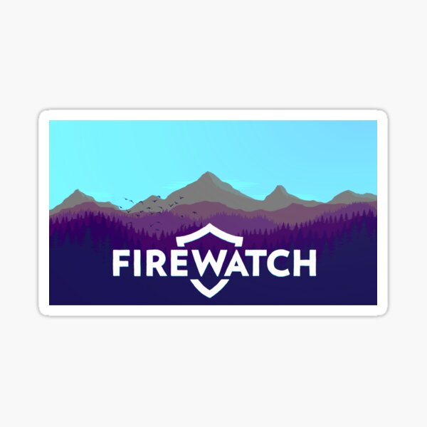 "Apocalyptic Firewatch" Sticker for Sale by Laurenoo | Redbubble