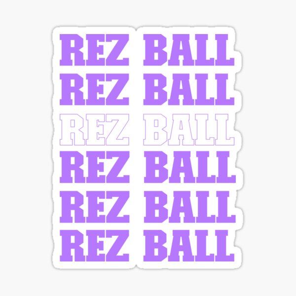 "REZ BALL 10" Sticker for Sale by NativeMailman | Redbubble
