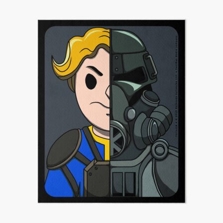 "Vault Boy x Power Armor (Fallout 4)" Art Board Print for Sale by ...