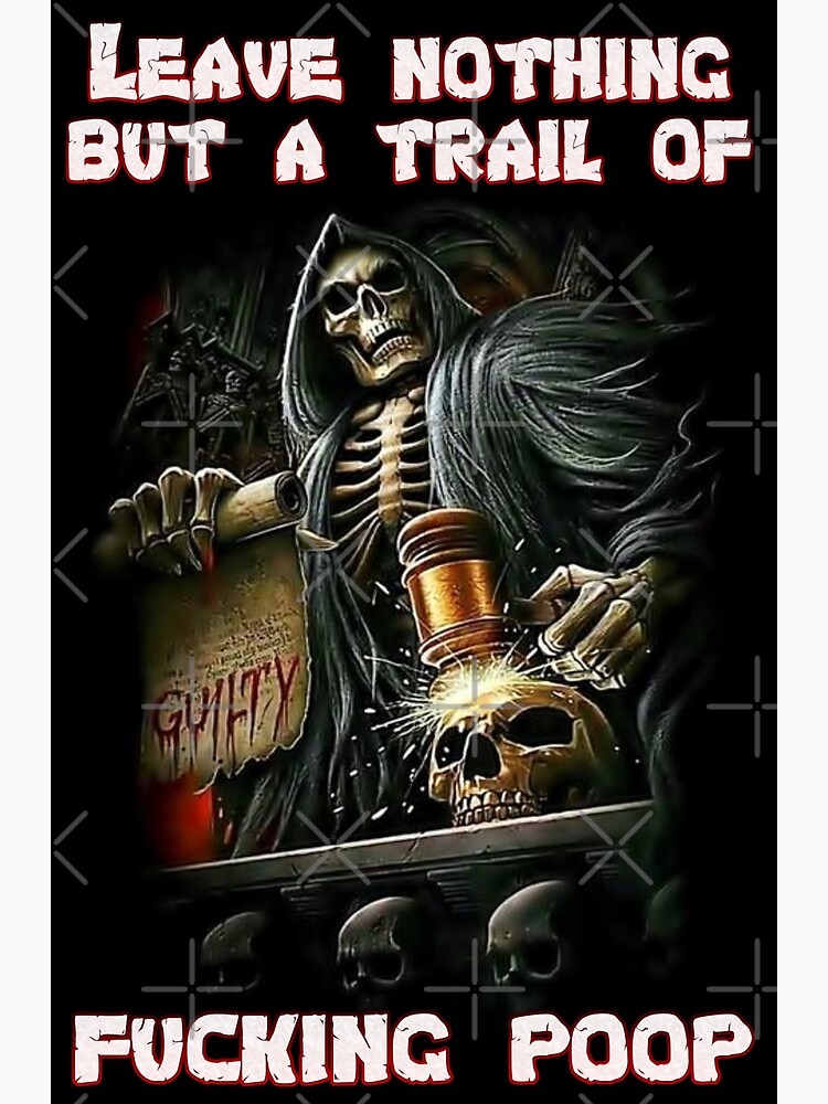 "epic poop man skull" Photographic Print for Sale by CandyAcid | Redbubble