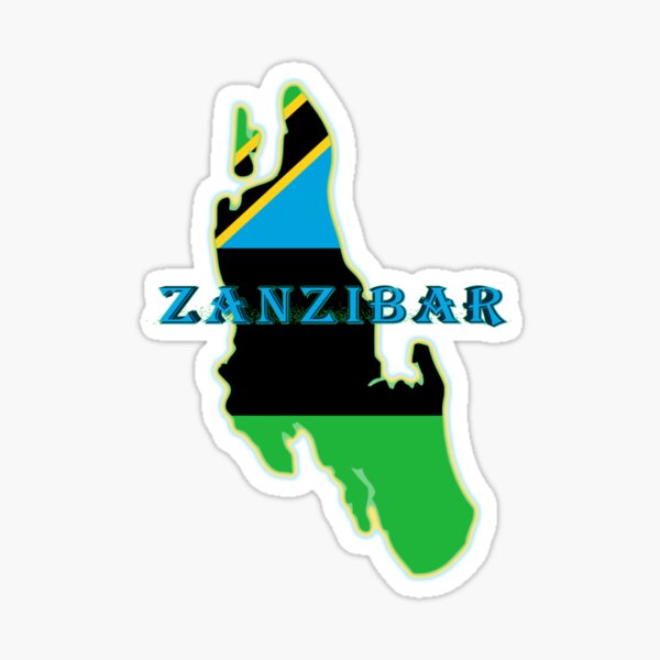"Zanzibar flag with a Flag Map Tanzania realist essential 3D Classic ...
