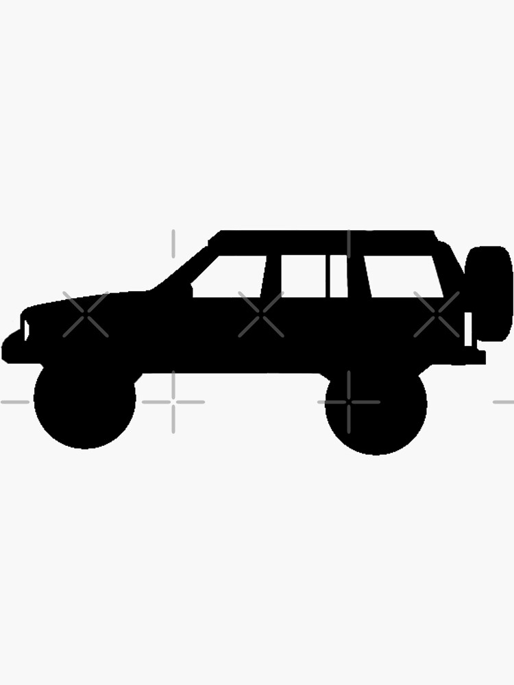 "Off-road Cherokee" Sticker for Sale by MythTrek | Redbubble