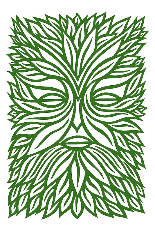 "The Green Man" by baggelboy | Redbubble