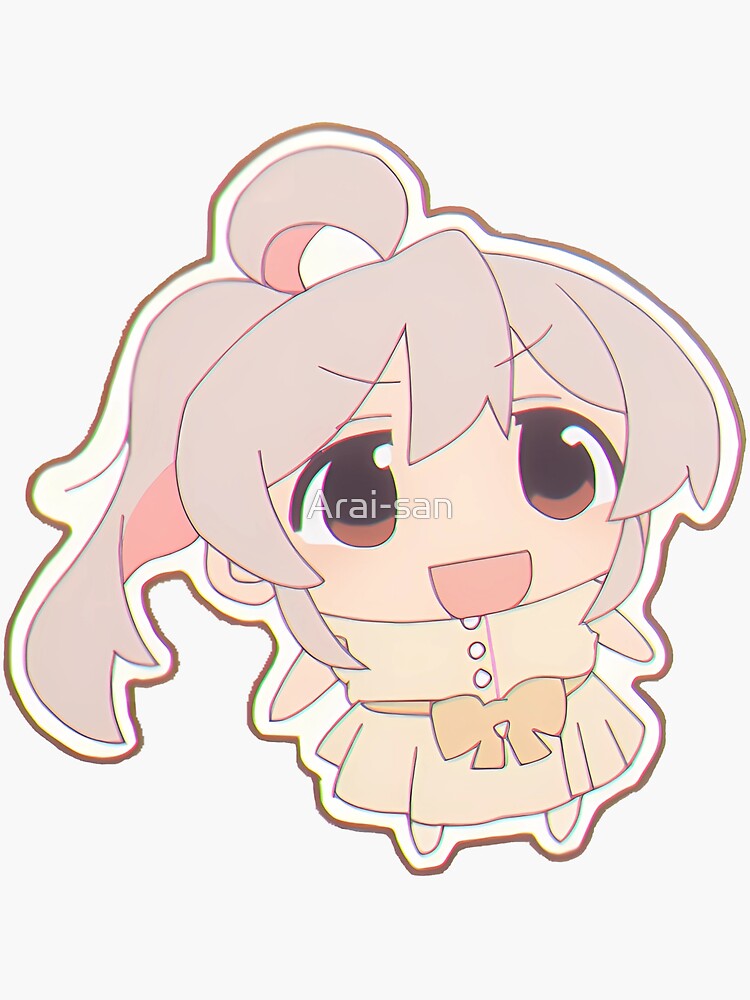 "Mahiro Oyama chibi" Sticker for Sale by Arai-san | Redbubble