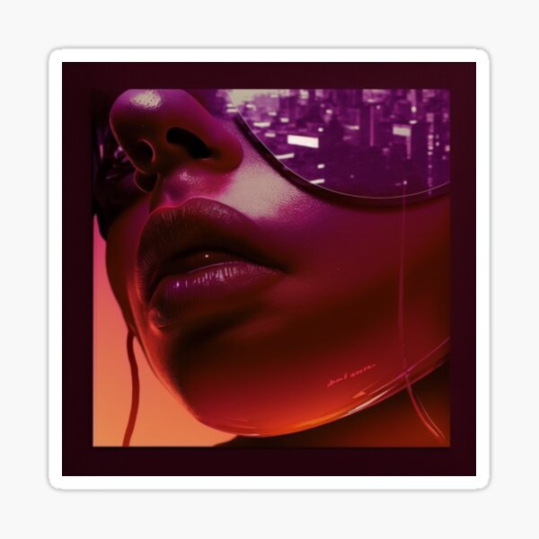 "80s Vinyl Cover" Sticker for Sale by ArtVaultDesigns | Redbubble