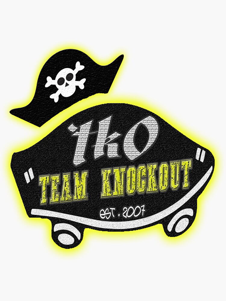 "team knockout og logo" Sticker for Sale by TeamKnockOut | Redbubble