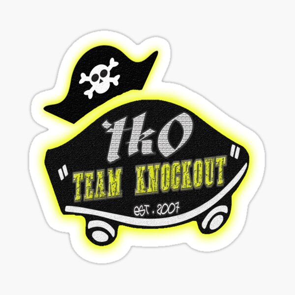 "team knockout og logo" Sticker for Sale by TeamKnockOut | Redbubble