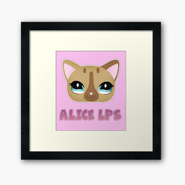 "Alice LPS Littlest Pet Shop Print" Framed Art Print for Sale by ...