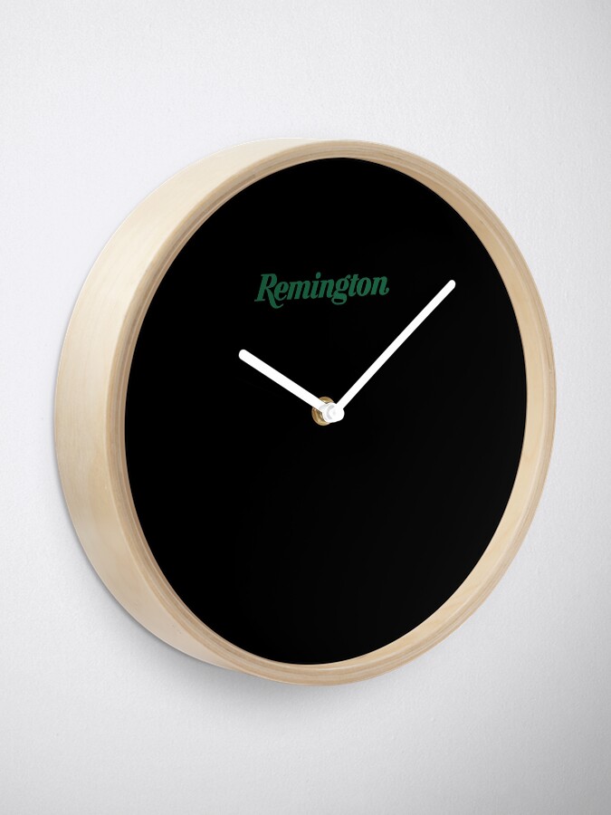 "Remington Arms" Clock for Sale by singedime | Redbubble