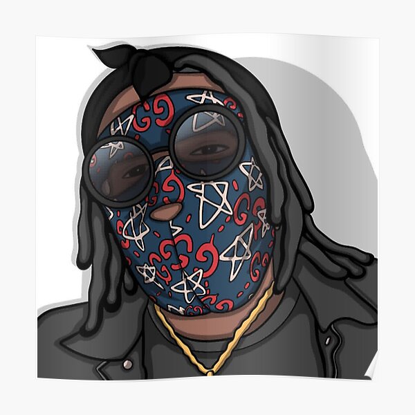 "Trap Mask" Poster for Sale by artworkgodz | Redbubble