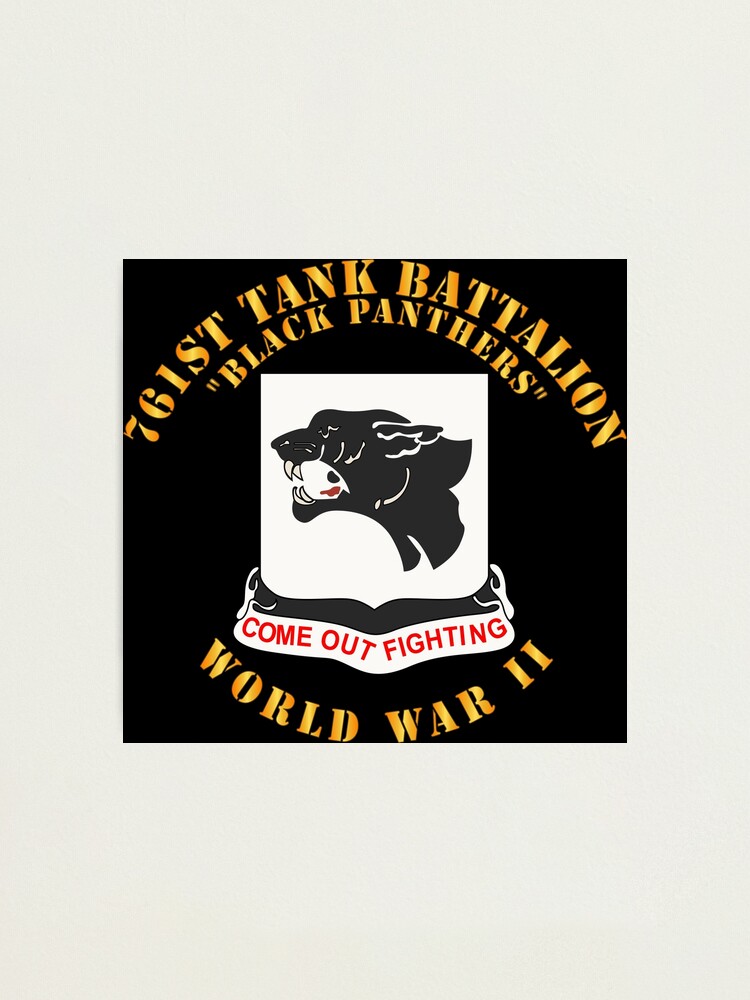 "Army - 761st Tank Battalion - Black Panthers - WWII" Photographic ...