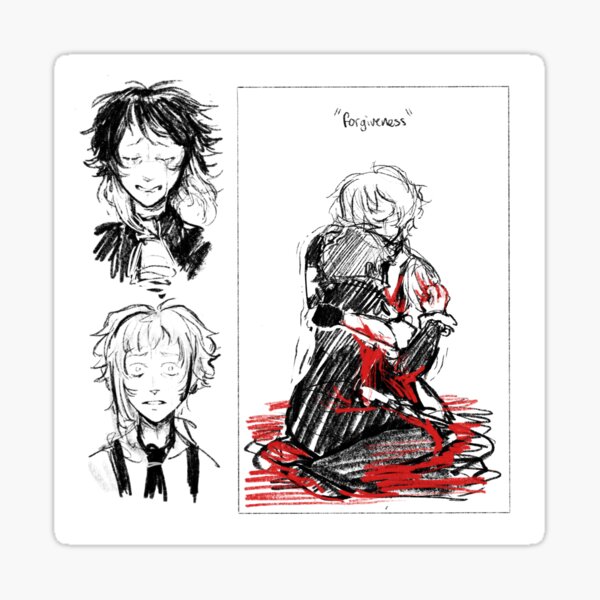 "Forgiveness" Sticker for Sale by jackdawart | Redbubble