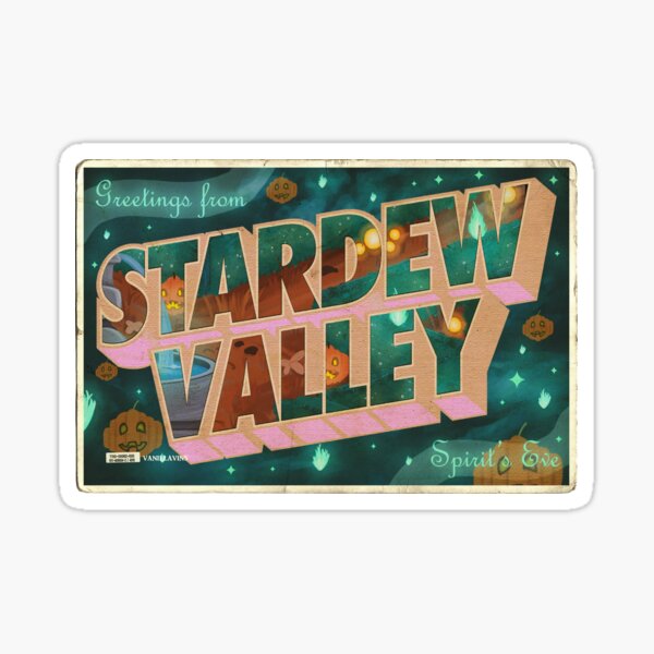 "Spirit's Eve Vintage Postcard - SDV" Sticker for Sale by vanillavins ...