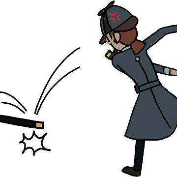 "Mr. Inference Angry Cartoon" Sticker for Sale by GagimasArt | Redbubble