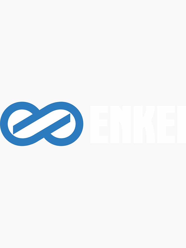 "Enkei Logo Merchandise" Sticker for Sale by WilmaWick | Redbubble