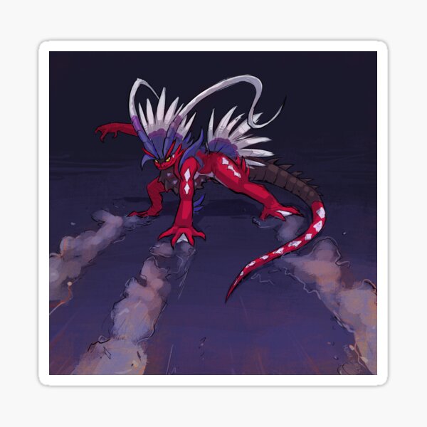 "Koraidon slide" Sticker for Sale by Monica Bares Sanchez | Redbubble