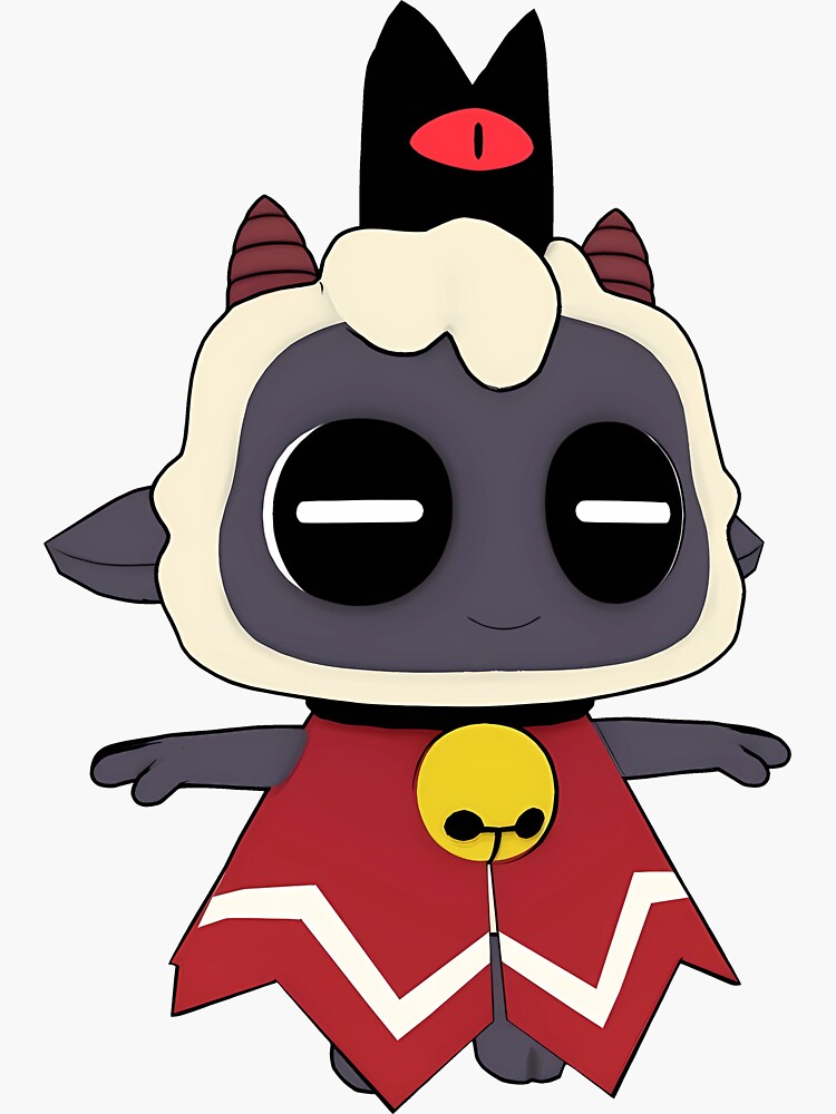 "funny Cult Of The Lamb" Sticker for Sale by safesadi | Redbubble