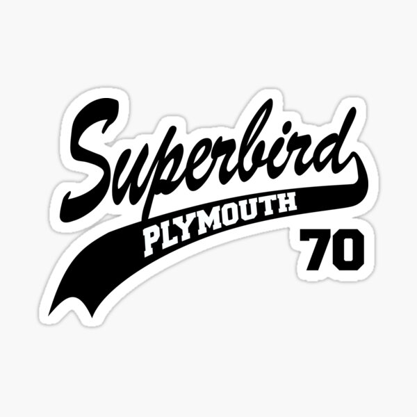 "70 Plymouth Superbird" Sticker for Sale by ItsMeRuva | Redbubble