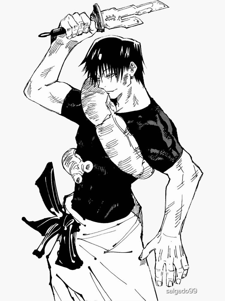 "Toji" Sticker for Sale by salgado99 | Redbubble