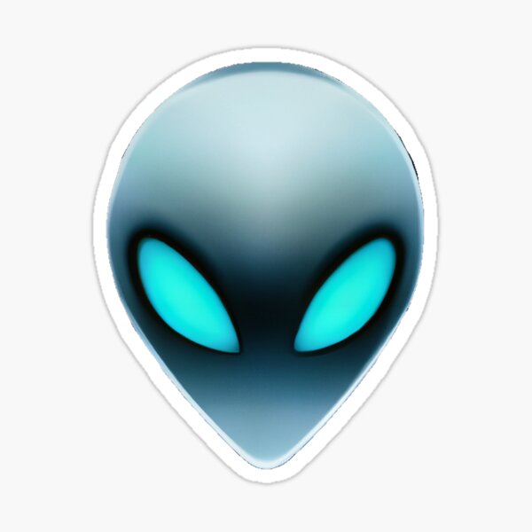 "Alien Face" Sticker for Sale by Hypernoova | Redbubble